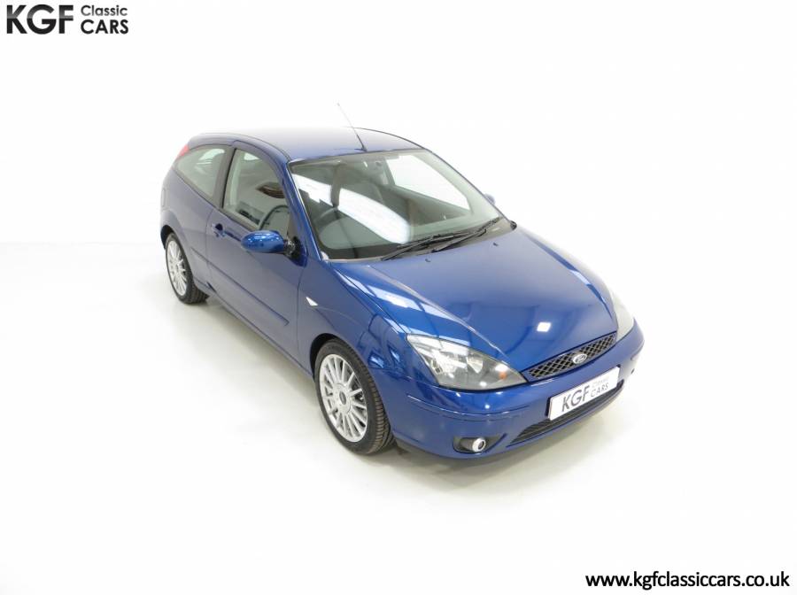 A Rare Ford Focus ST170 with 39,982 Miles, Imperial Blue, £ 6,695