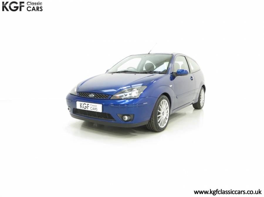 A Rare Ford Focus ST170 with 39,982 Miles, Imperial Blue, £ 6,695