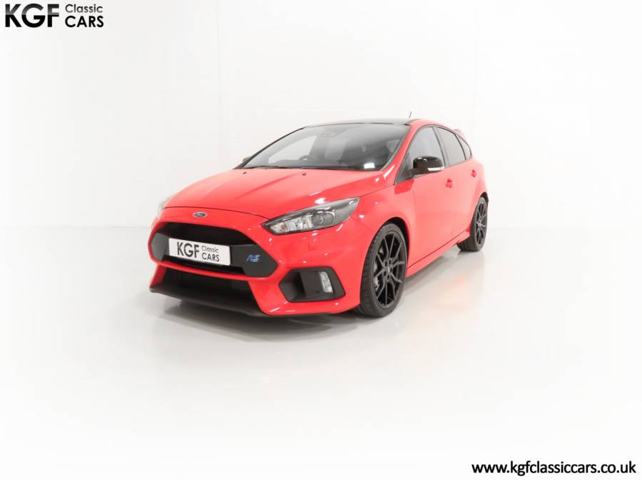 A Ford Focus RS Red Edition with 393 Miles, Race Red, £ 54,995