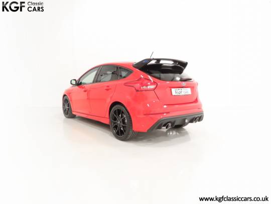 A Ford Focus RS Red Edition with 393 Miles, Race Red, £ 54,995