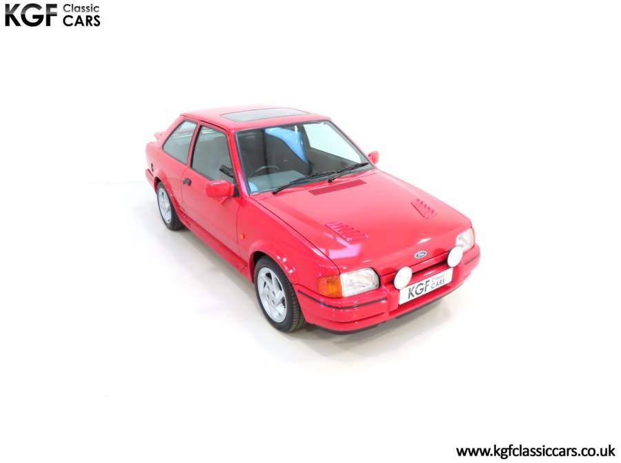A Beautifully Original Ford Escort RS Turbo, Rosso Red, £ 29,995