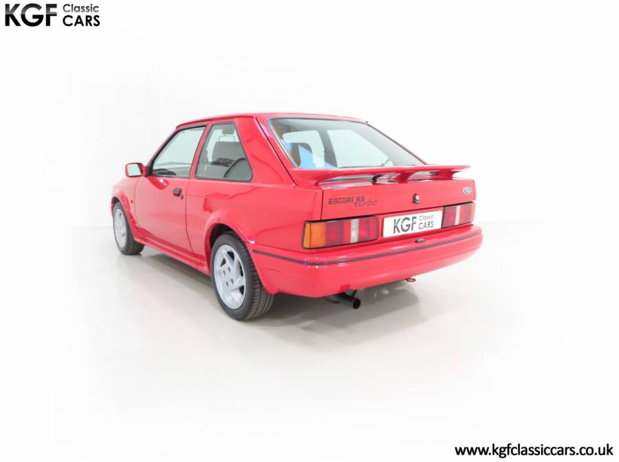 A Beautifully Original Ford Escort RS Turbo, Rosso Red, £ 29,995
