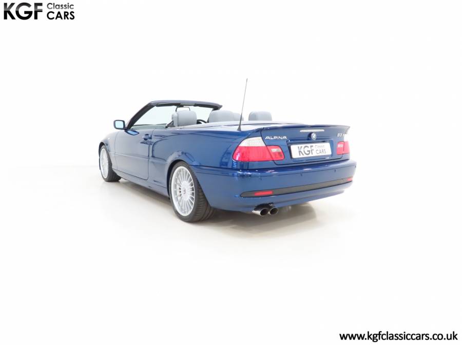 An Incredible BMW E46 Alpina B3 S Convertible, Avus Blue, £ 26,995