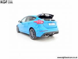 A Ford Focus RS Edition with 4,675 Miles, Nitrous Blue, £ 39,995