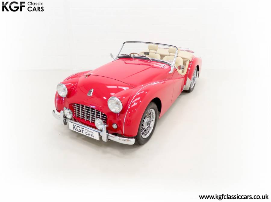 A Unique ‘Works’ Designated Triumph TR3, Signal Red, £ 29,995