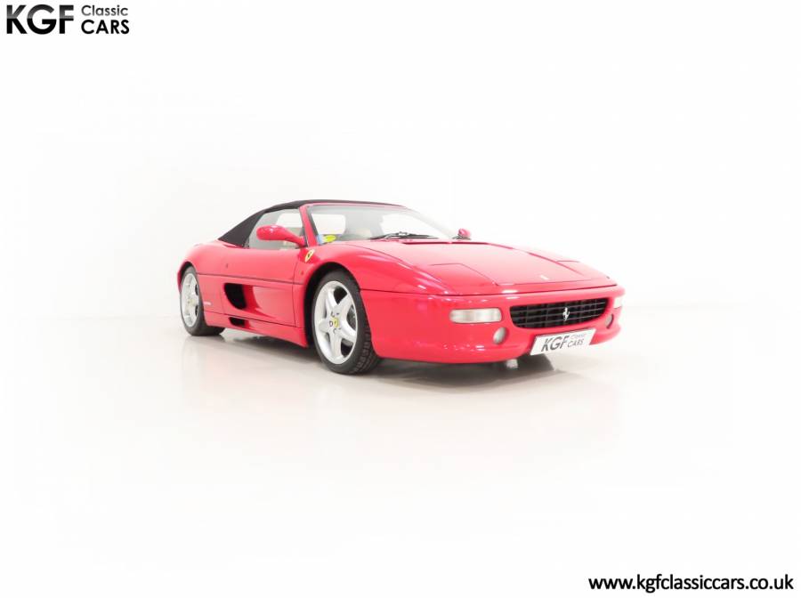 A Stunning Ferrari 355 F1 Spider with 15,020 Miles, Rosso Red, £ 79,995
