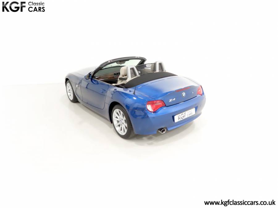 A BMW E85 Z4 2.0i SE Roadster with 10,831 Miles, Montego Blue, £ 9,995