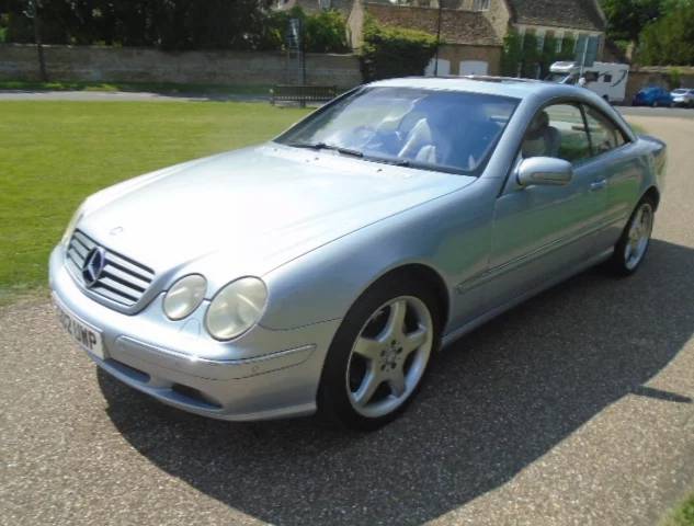 2002 Mercedes CL500 Coupe , Blue , £ 3,995