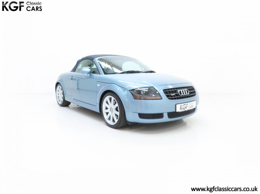 An Impeccably Maintained Audi TT Roadster Quattro , Glacier Blue, £ 7,395