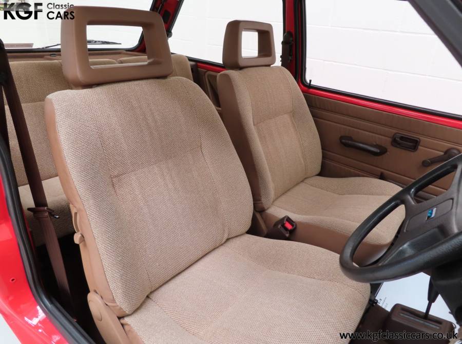 A Mk1 Austin Metro 1.3 Automatic with 35,022 Miles, Cinnabar Red, £ 5,995