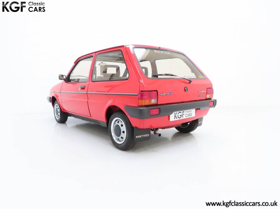 A Mk1 Austin Metro 1.3 Automatic with 35,022 Miles, Cinnabar Red, £ 5,995