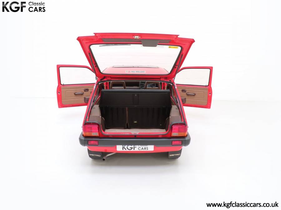 A Mk1 Austin Metro 1.3 Automatic with 35,022 Miles, Cinnabar Red, £ 5,995