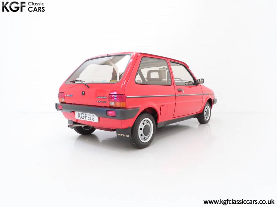 A Mk1 Austin Metro 1.3 Automatic with 35,022 Miles, Cinnabar Red, £ 5,995