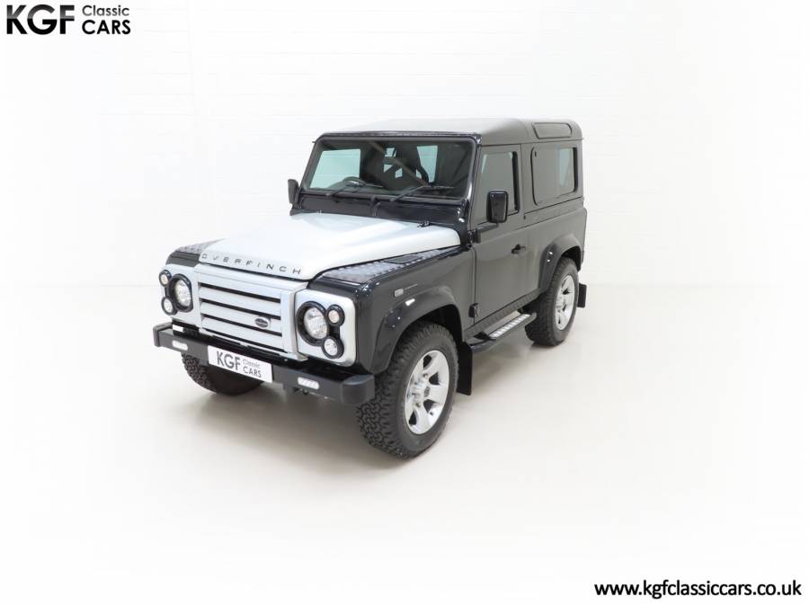 Land Rover Defender 90 Overfinch with 13,191 Miles, Sumatra Black, £ 44,995