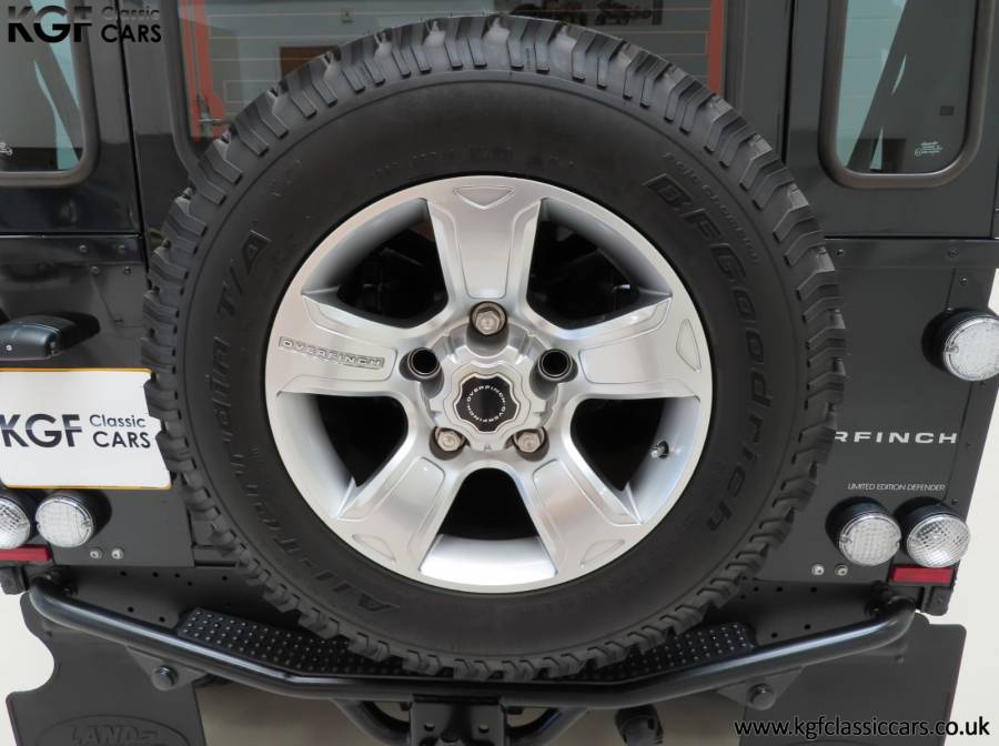 Land Rover Defender 90 Overfinch with 13,191 Miles, Sumatra Black, £ 44,995