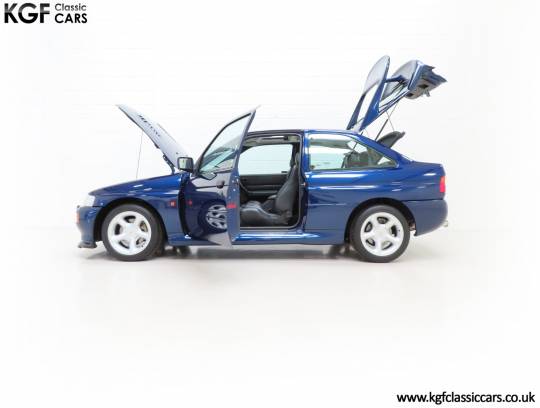 A Big Turbo Ford Escort RS Cosworth Luxur, Pacifica Blue, £ 89,995