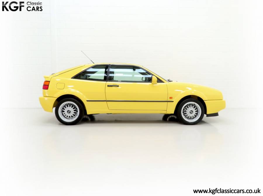 A Concours Volkswagen Corrado 16v, Nugget Yellow, £ 16,995