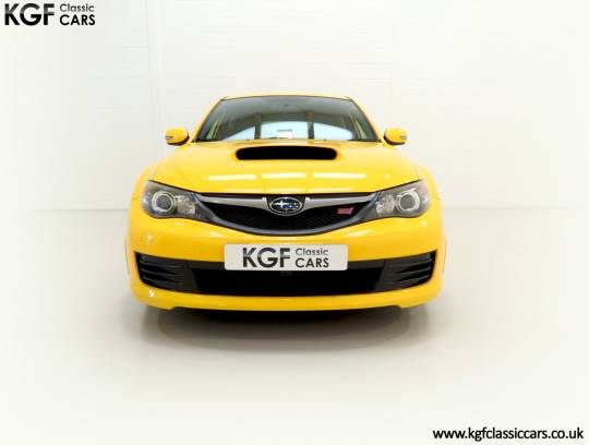 A Subaru Impreza WRX STI Spec C in Sunrise Yellow, Sunrise Yellow, £ 22,995