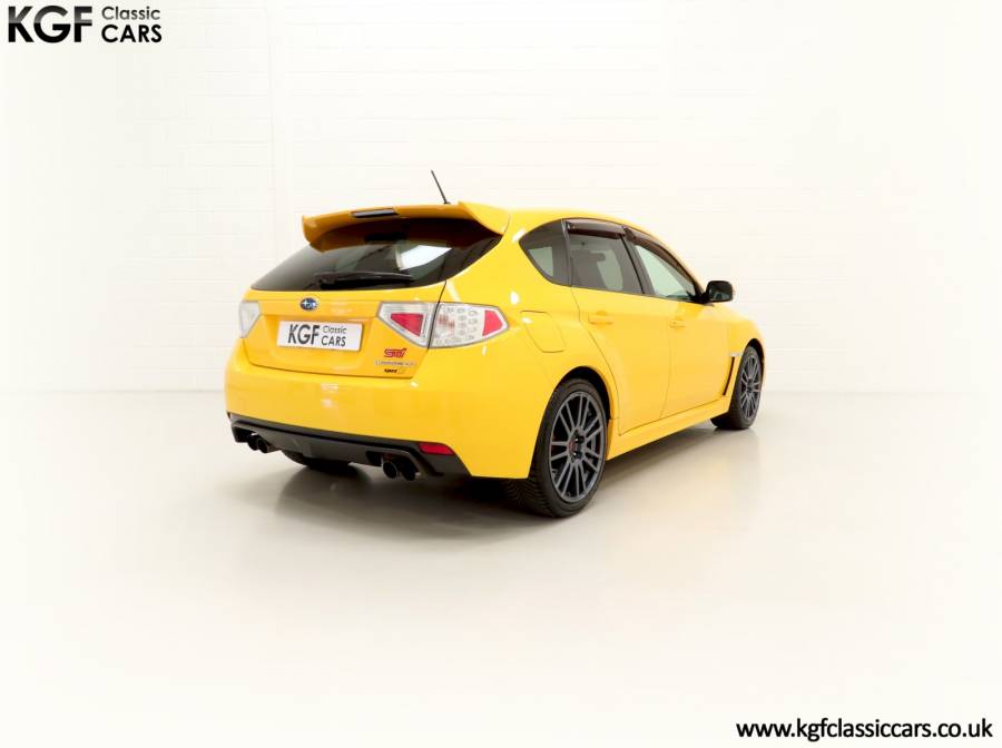 A Subaru Impreza WRX STI Spec C in Sunrise Yellow, Sunrise Yellow, £ 22,995