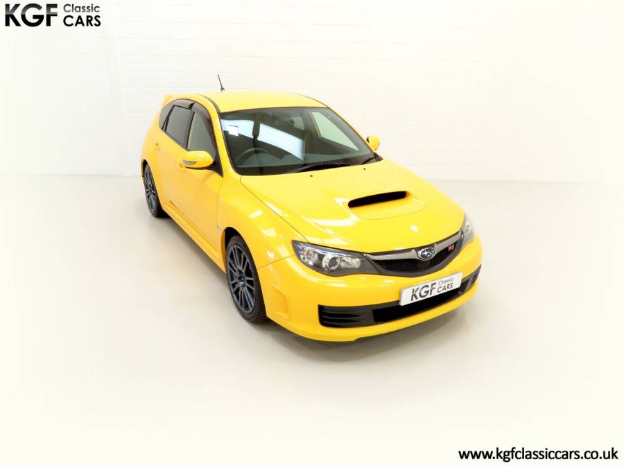 A Subaru Impreza WRX STI Spec C in Sunrise Yellow, Sunrise Yellow, £ 22,995