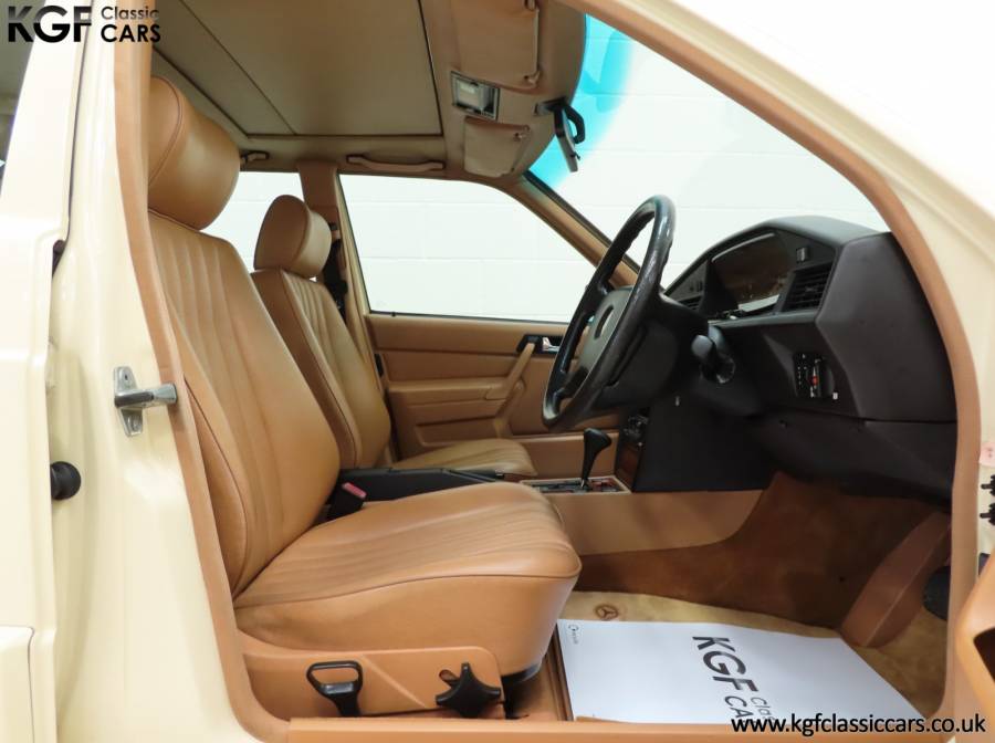 A Mercedes-Benz 190E (W201) Auto with 29 Services, Light Ivory, £ 9,995