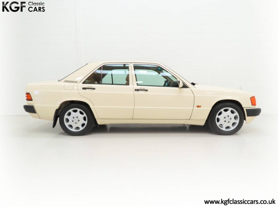 A Mercedes-Benz 190E (W201) Auto with 29 Services, Light Ivory, £ 9,995