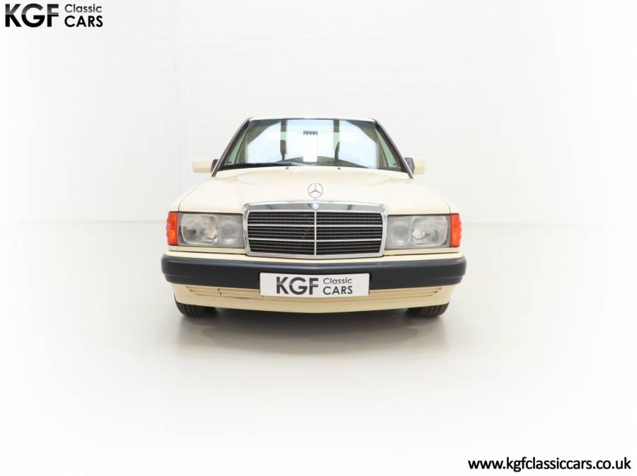 A Mercedes-Benz 190E (W201) Auto with 29 Services, Light Ivory, £ 9,995