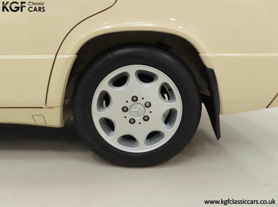 A Mercedes-Benz 190E (W201) Auto with 29 Services, Light Ivory, £ 9,995