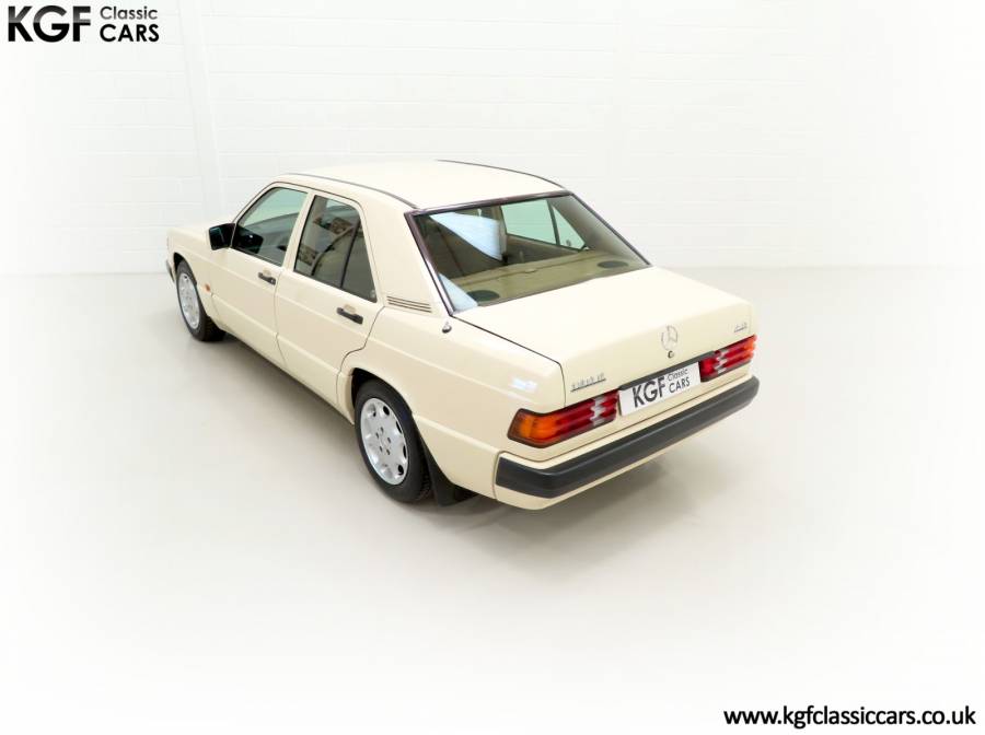 A Mercedes-Benz 190E (W201) Auto with 29 Services, Light Ivory, £ 9,995