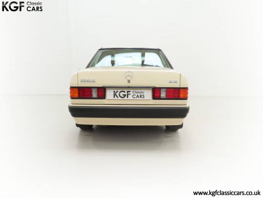 A Mercedes-Benz 190E (W201) Auto with 29 Services, Light Ivory, £ 9,995