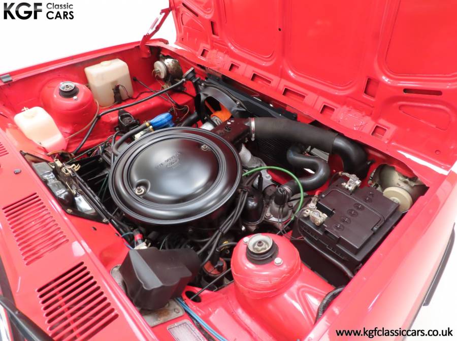 A Luxurious Mk1 Ford Fiesta 1300 Ghia , Sunburst Red, £ 10,995