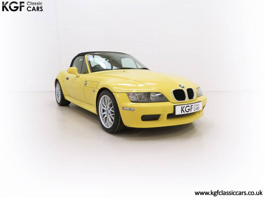 A BMW Z3 Sport Edition Roadster with 20,550 Miles, Dakar Yellow, £ 9,995